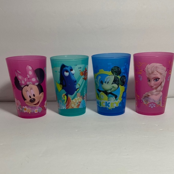 Disney | Dining | Disney Vibrant Character Cup Collection Set Of Four ...